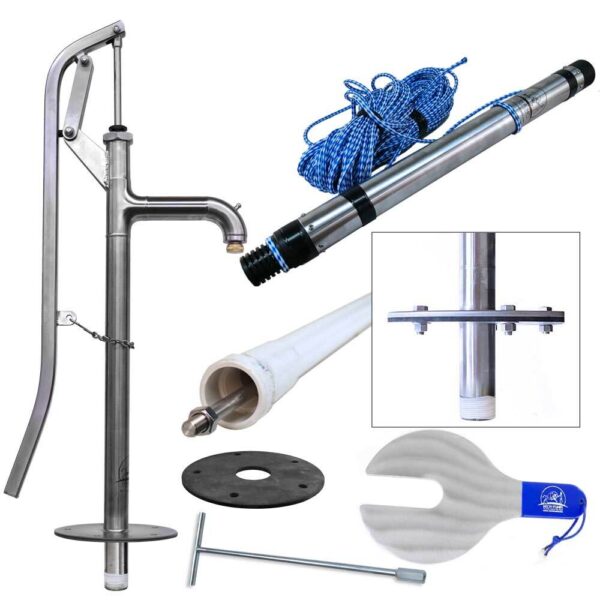 Flat Flange Deep Well Pump System | Bison Pumps