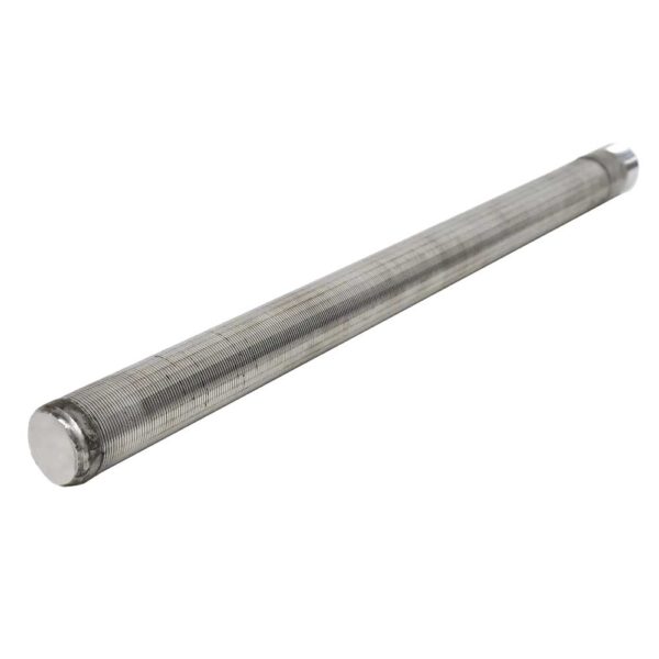 Stainless Steel 1 1/4" NPT Cylinder Silt Screen | Bison Pumps